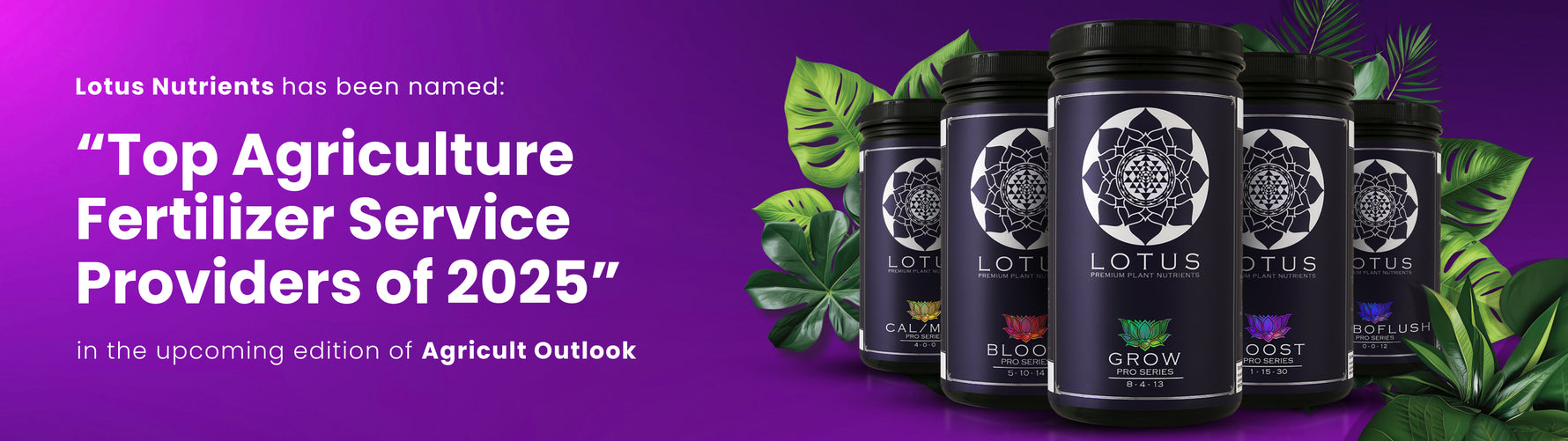 Plant Fertilizer - Lotus Nutrients for Optimal Growth