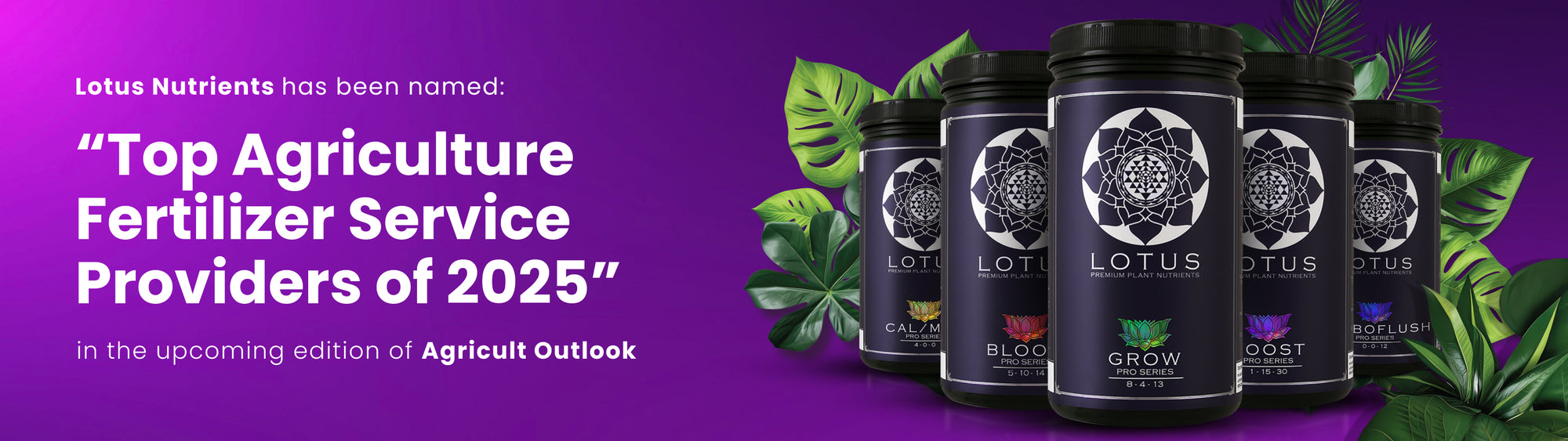 Plant Fertilizer - Lotus Nutrients for Optimal Growth